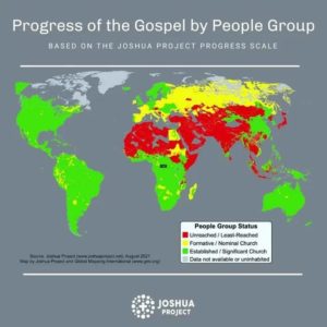 Progress of the Gospel Globally (Joshua Project) – The Waiting World Blog